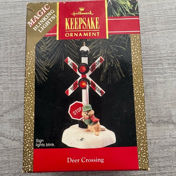 Hallmark | Holiday | Vintage Christmas Ornament 99 Deer Crossing Magic ...